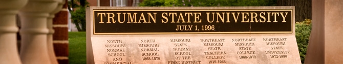 Truman License Plates - Truman State University